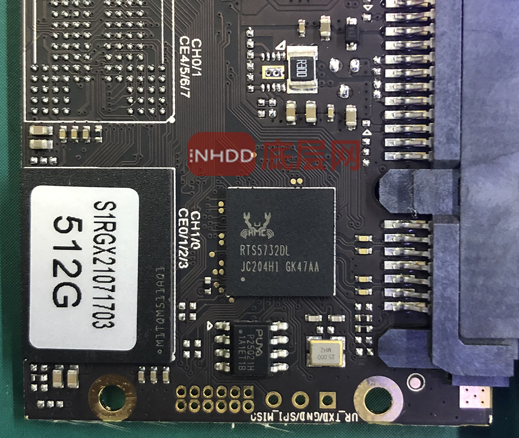固态硬盘RTS5732DL主控数据恢复不识别的SSD-底层数据恢复网